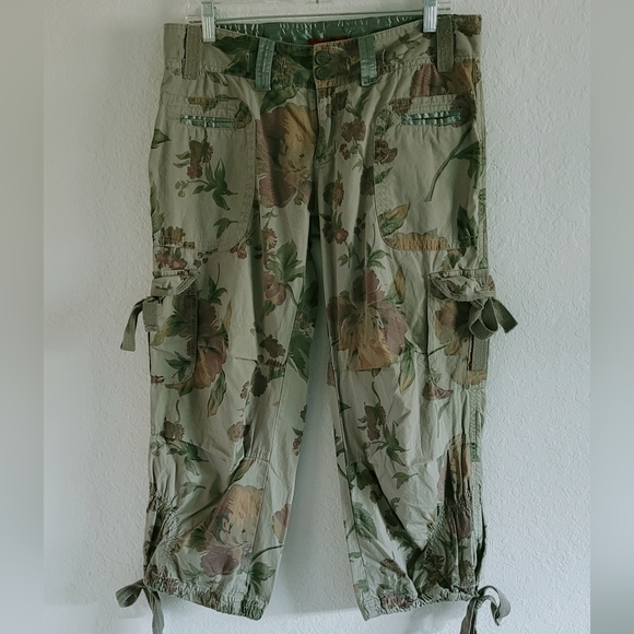 Tokyo Denim Bank | Pants & Jumpsuits | Tokyo Denim Bank Rare Floral ...